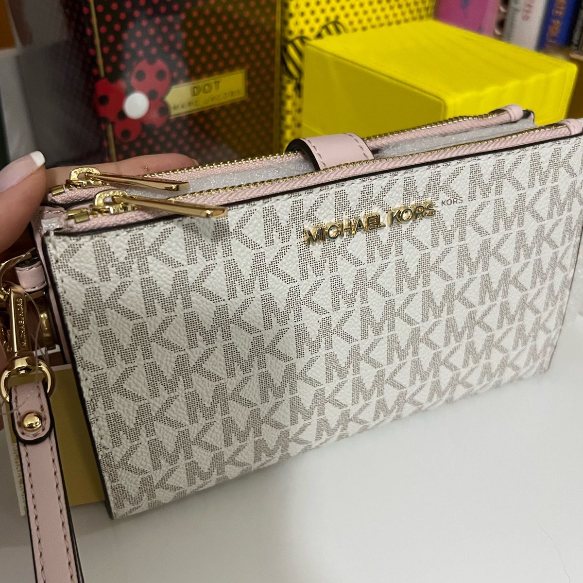 Carteira Michael Kors Jet Set Logo Grande | Carteira Feminina Michael ...