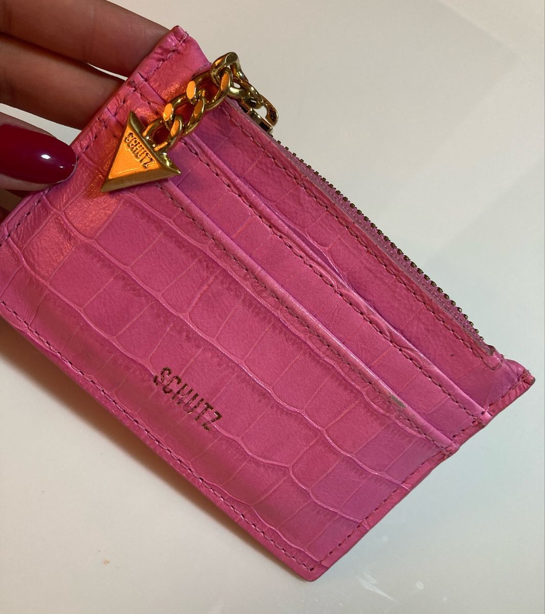 Carteira Schutz Rosa | Carteira Feminina Schutz Usado 77714351 | enjoei