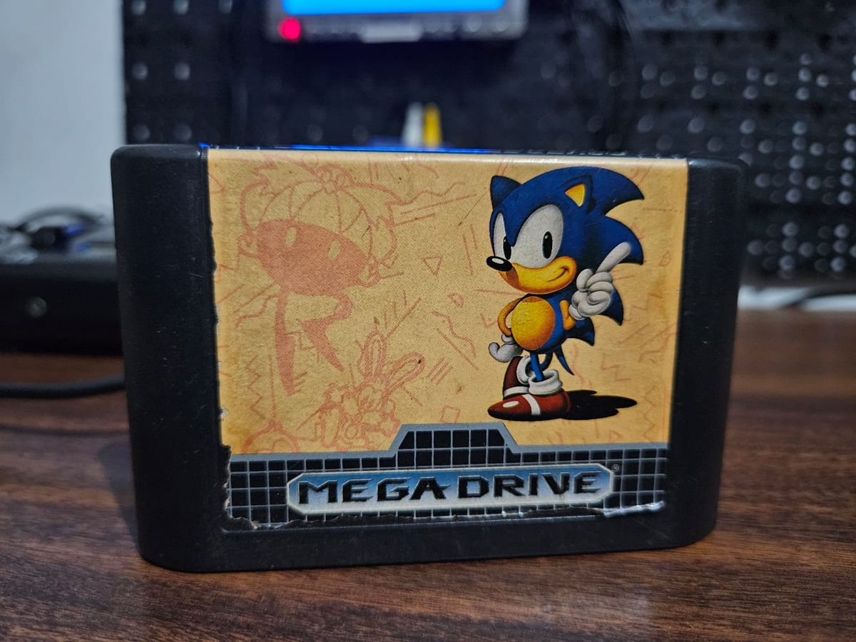Cartucho Fita Sonic The Hedgehog Mega Drive Tectoy Original | Jogo de ...