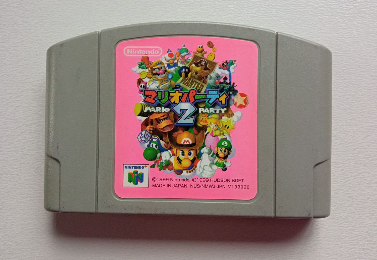 Cartucho Mario Party 2 Nintendo 64 N64 Japonês Original Jogo De