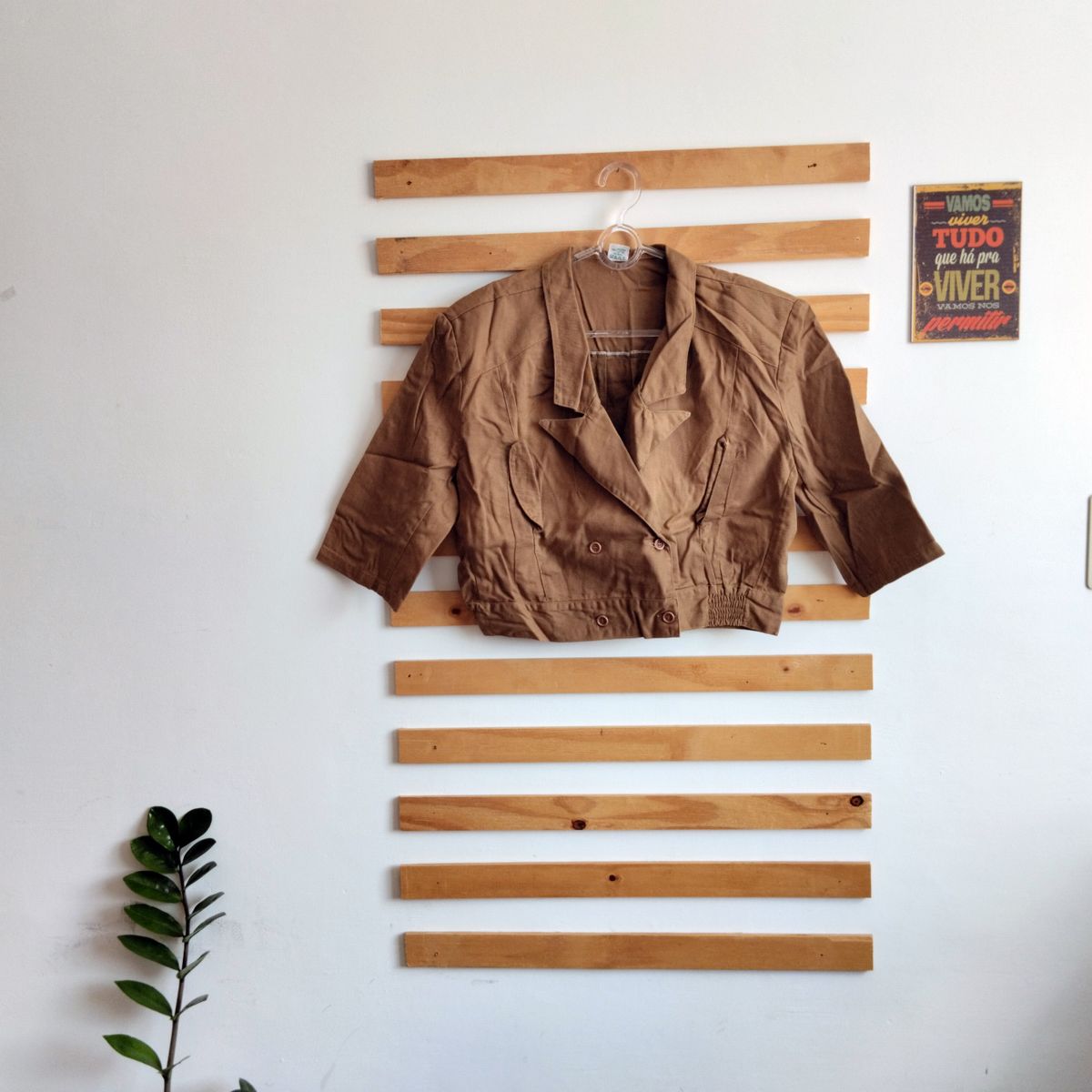 Casaco Cropped Anos 80 Marrom Alfaiataria | Casaco Feminino Relicariojf ...