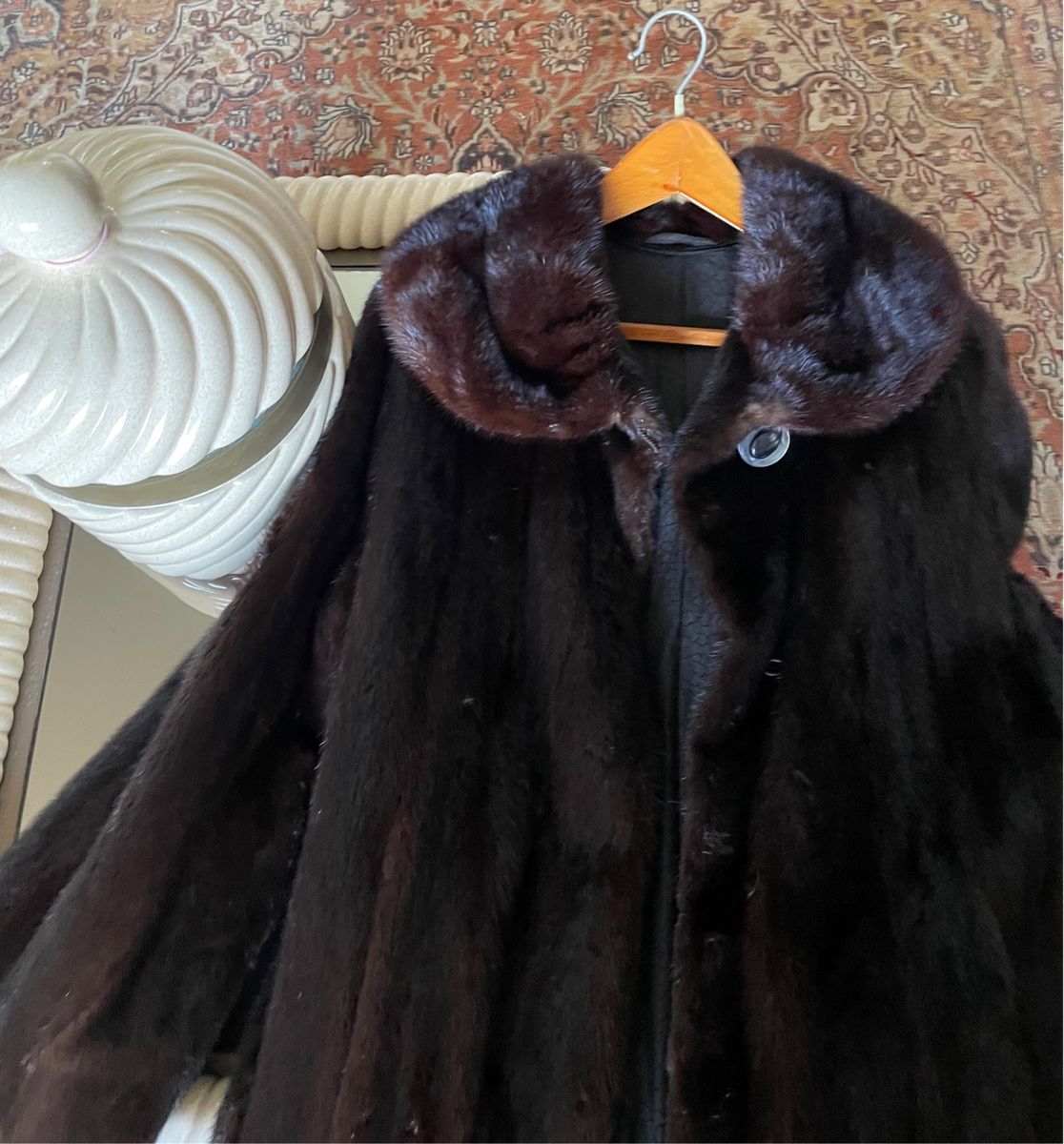 Casaco de Pele Natural de Vison | Casaco Feminino Pellicceria Re Artù Usado 94207818 | enjoei