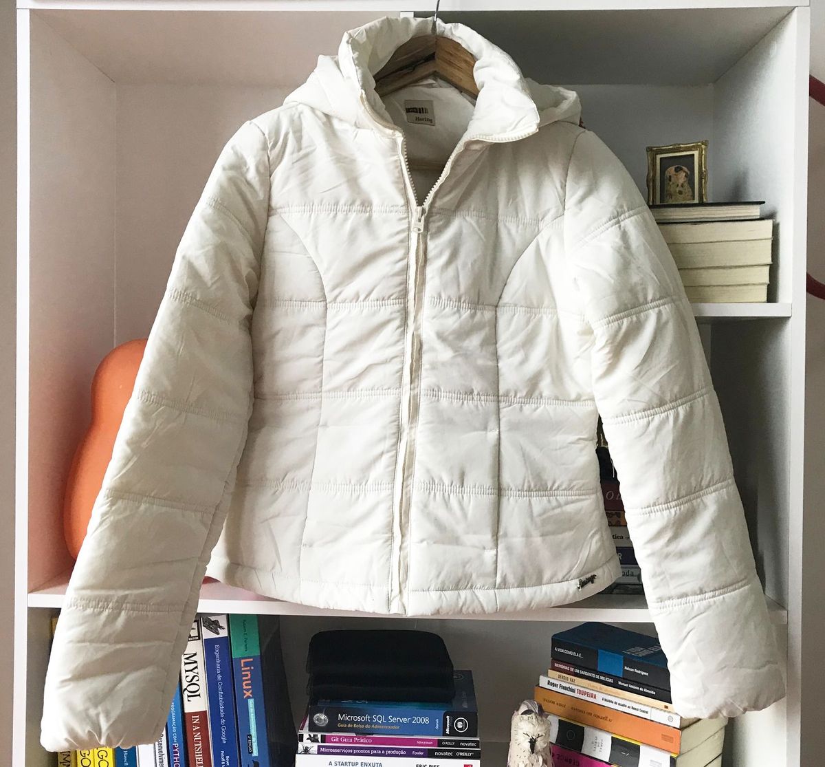 Casaco Fofinho Hering Branco | Casaco Feminino Hering Nunca Usado ...