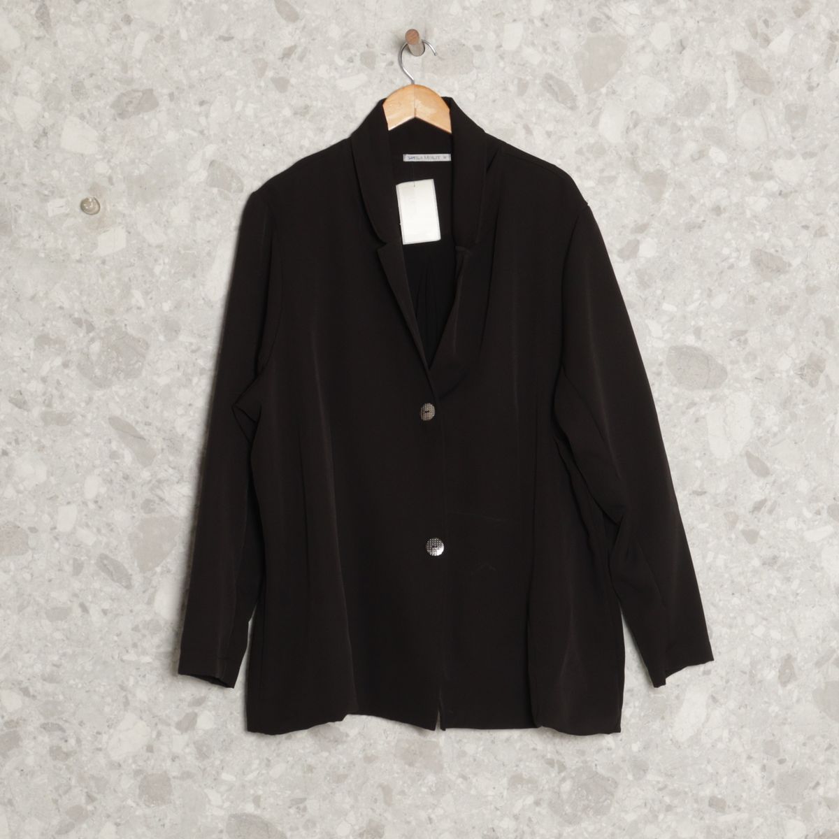 Casaco Preto Stella Mollit | Casaco Feminino Stella Mollit Usado ...