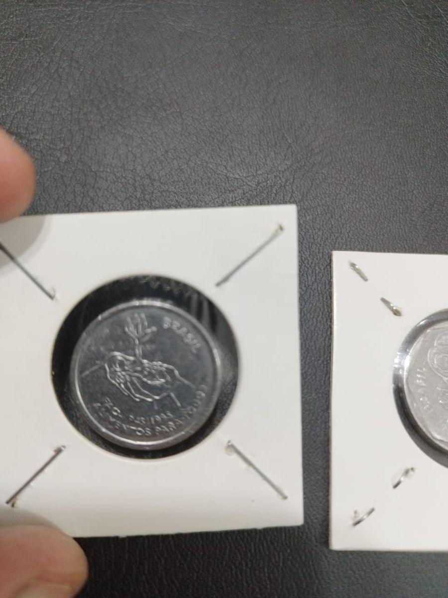 Casal De Moedas Fao 10 E 25 Centavos De 1995 Cacareco Usado 79381638 Enjoei 