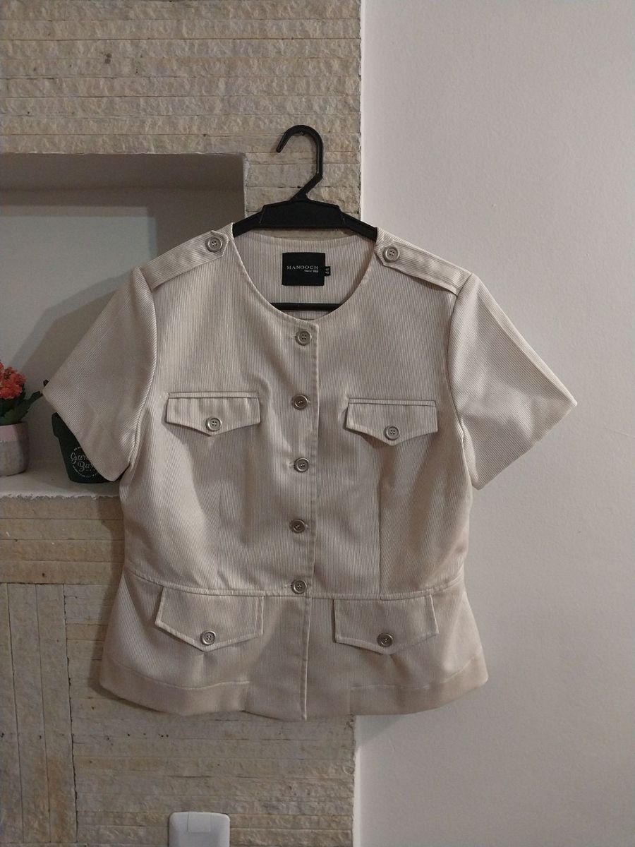 Casaqueto Manga Curta | Casaco Feminino Manooch Usado 118959675 | enjoei