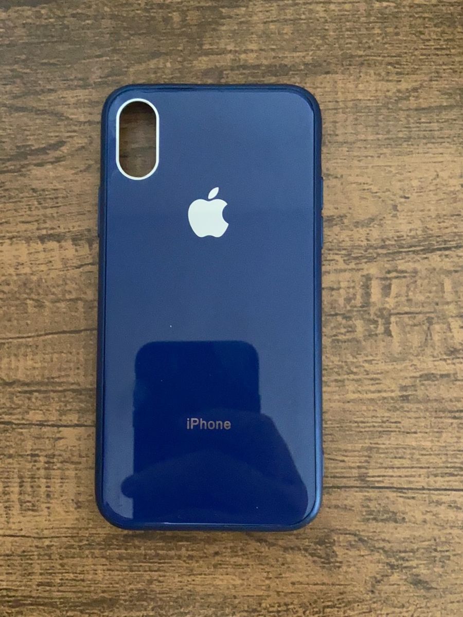 Case Azul Marinho - Iphone X/xs | Capinha Apple Usado 39301672 | enjoei