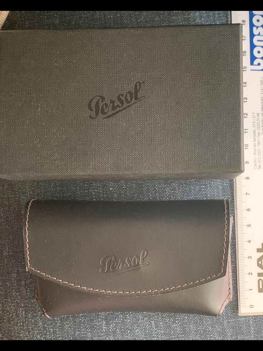 Case Persol em Couro Original com Caixa ! | Óculos Masculino Persol ...