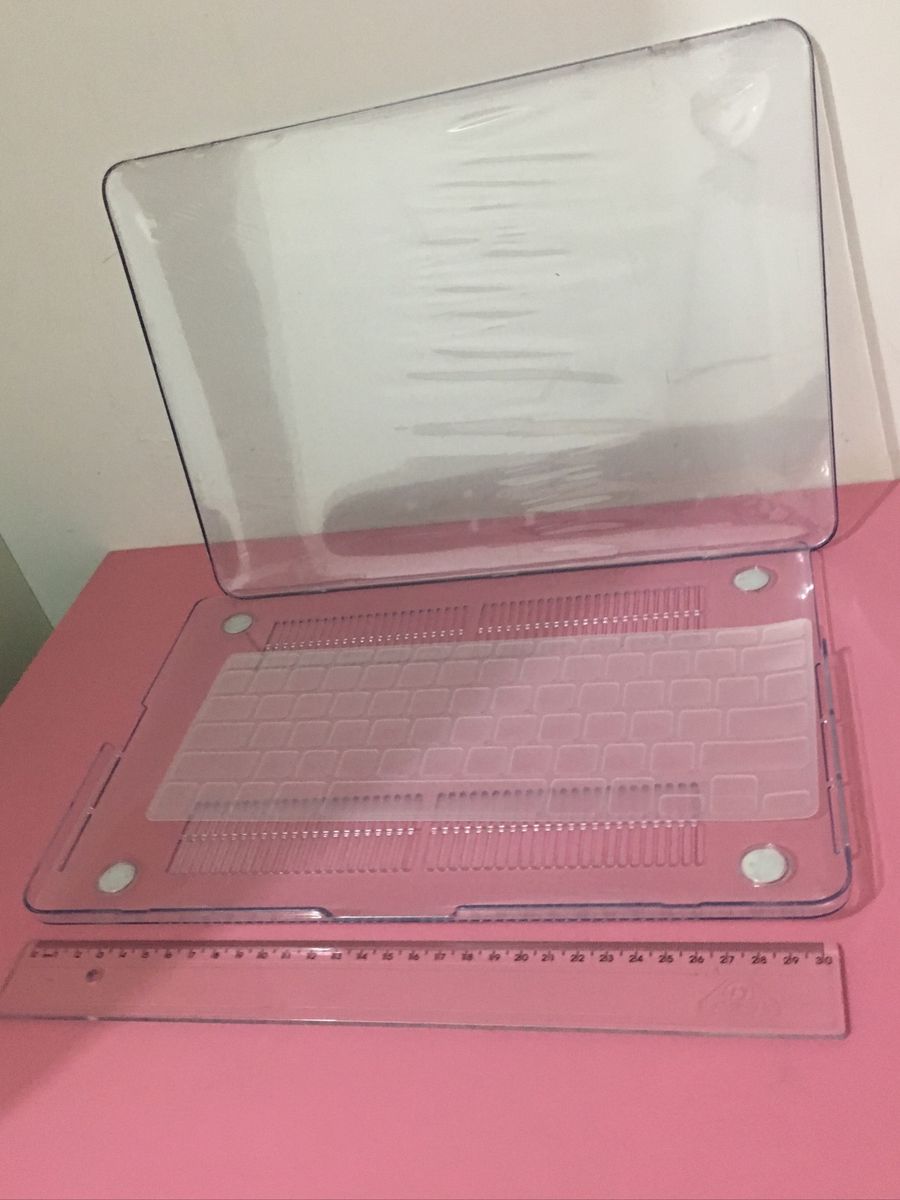Case Transparente Macbook Air 13 + Protetor Teclado Silicone ...