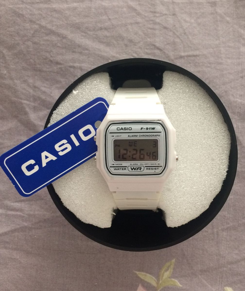 Casio Branco | Relógio Feminino Nunca Usado 19259853 | enjoei