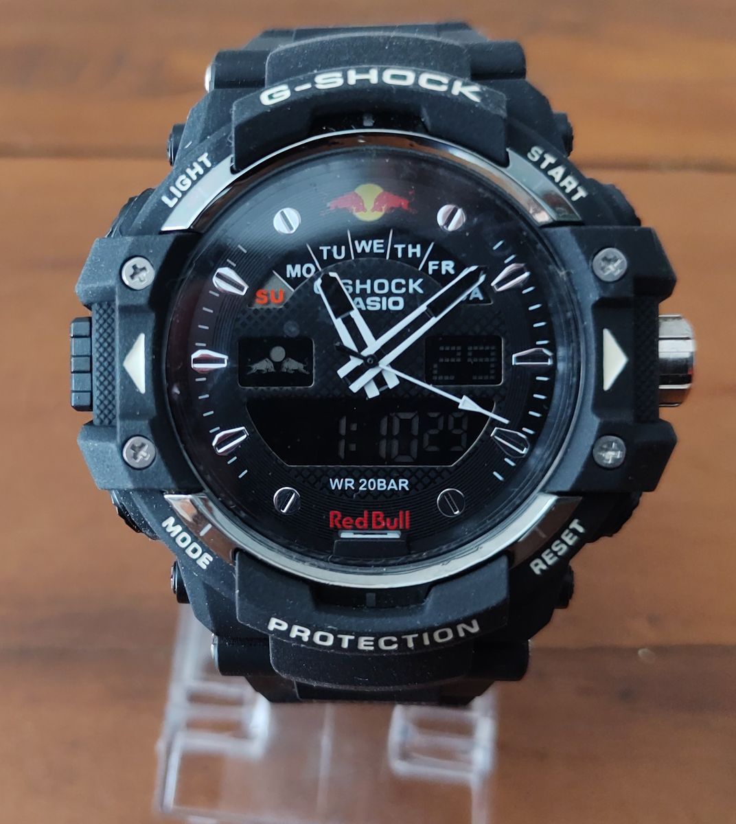 Casio G Shock Red Bull Preto | Relógio Masculino Casio Nunca Usado ...