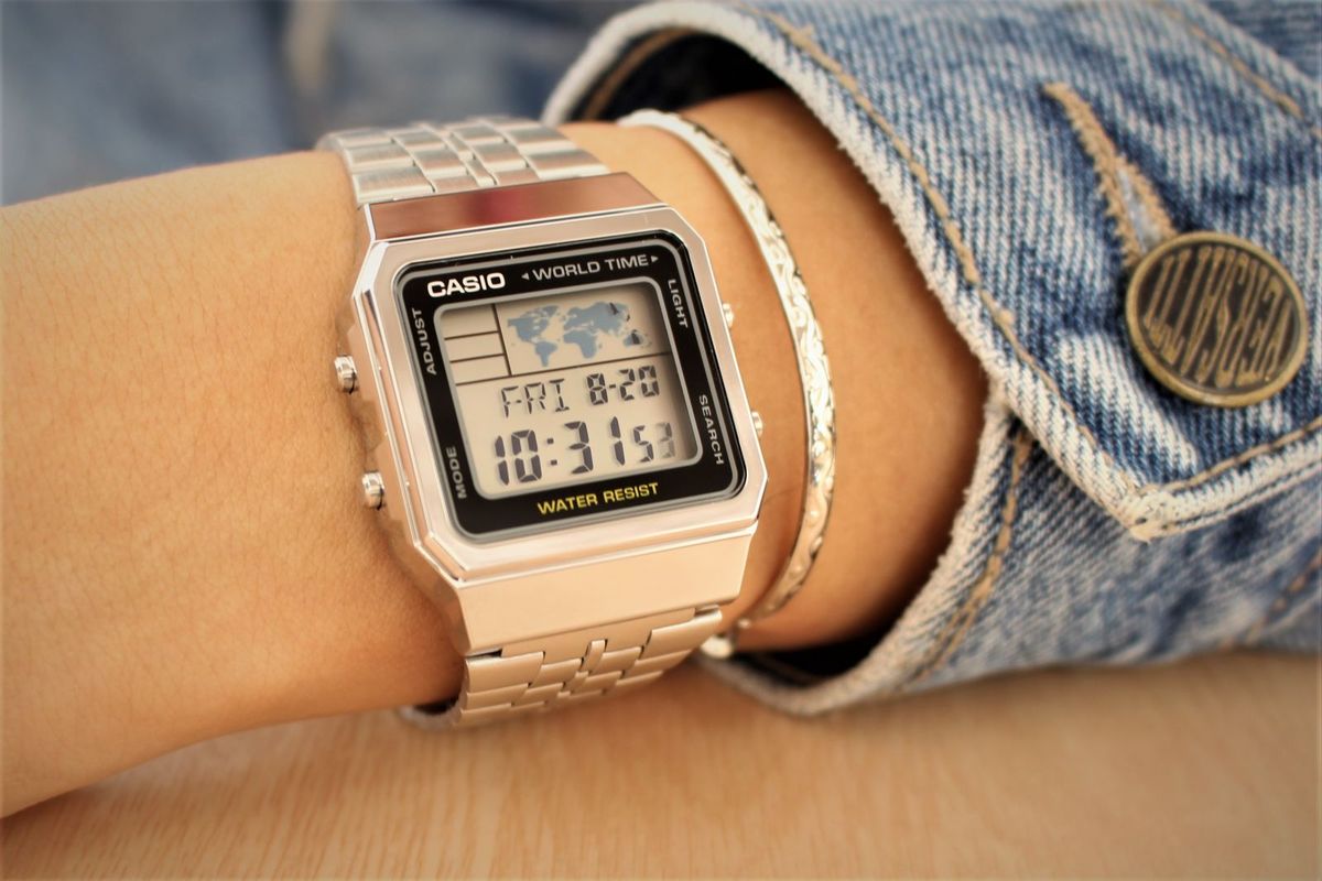 Casio Mapa Mundi Lindíssimo! | Relógio Feminino Casio Nunca Usado ...
