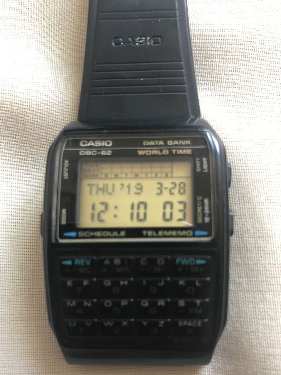 Casio Vintage Data Bank Calculator | Cacareco Casio Usado 33479459 | enjoei
