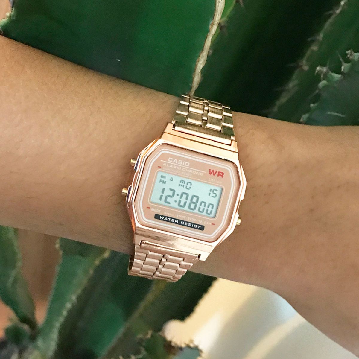 Casio Vintage Rose / Champagne Tamanho Tradicional | Relógio Feminino ...