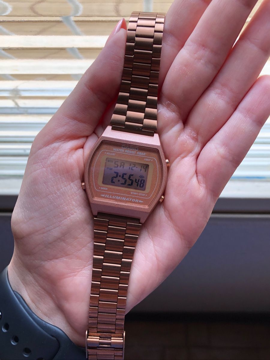Casio Vintage Rose Original | Relógio Feminino Casio Usado 38584481 ...