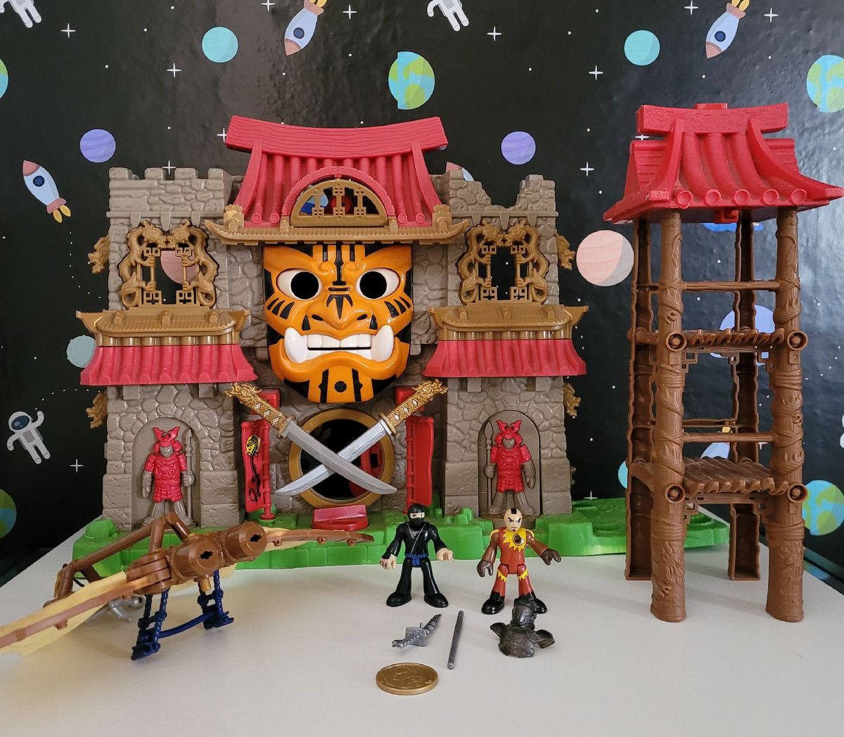 Castelo Samurai Imaginext Fisher Price Imaginex Mattel | Brinquedo ...
