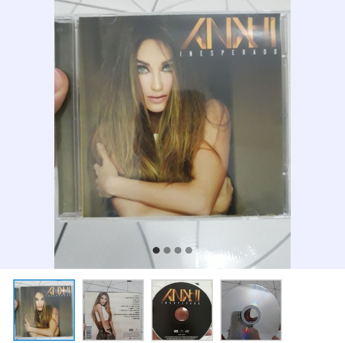 Cd Anahi Inesperado | Item de Música Original Usado 62563730 | enjoei