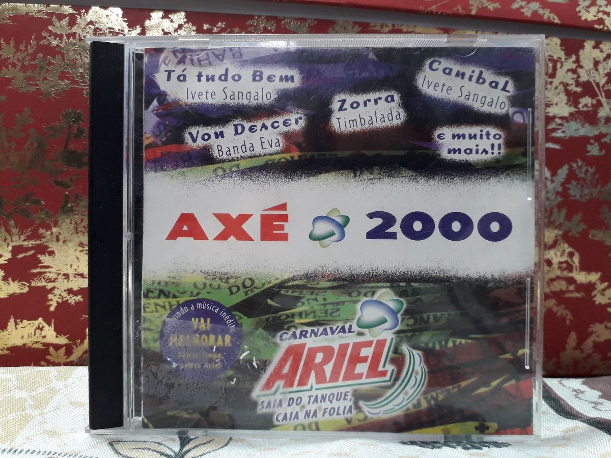 Cd Axé 2000 - Carnaval Ariel | Item de Música Usado 65371903 | enjoei
