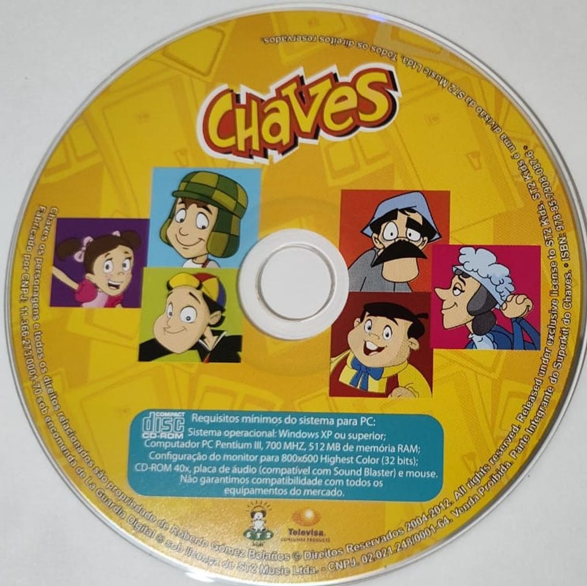 Cd/cd Rom Chaves - Televisa | Filme e Série Televisa Usado 74719884 ...