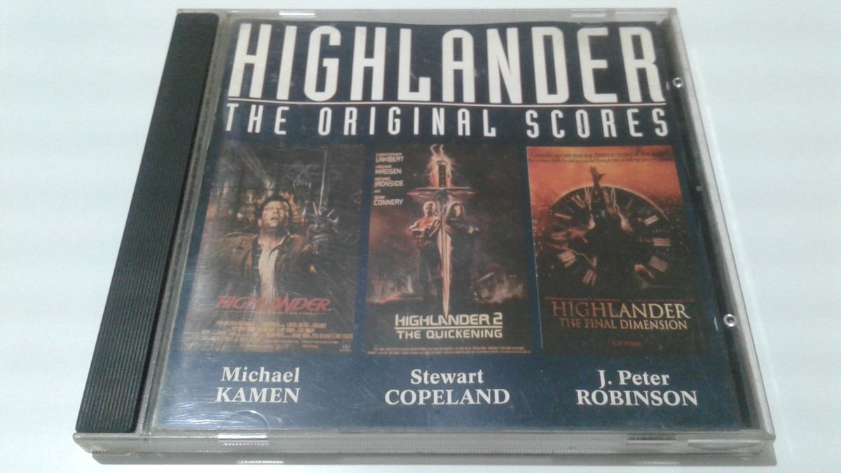 Cd da Trilha Sonora Instrumental do Filme Highlander 1,2,3 Original ...