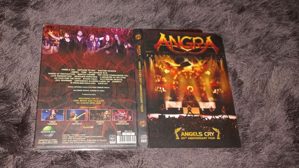 Cd + Dvd Angra - Angels Cry 20th Anniversary | Item de Música Dvd Usado ...
