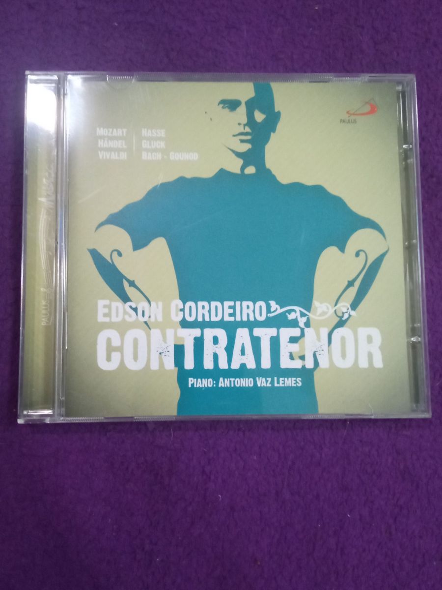 Cd Edson Cordeiro Contratenor Piano Antônio Vaz Leme Cd sem Riscos Ou ...
