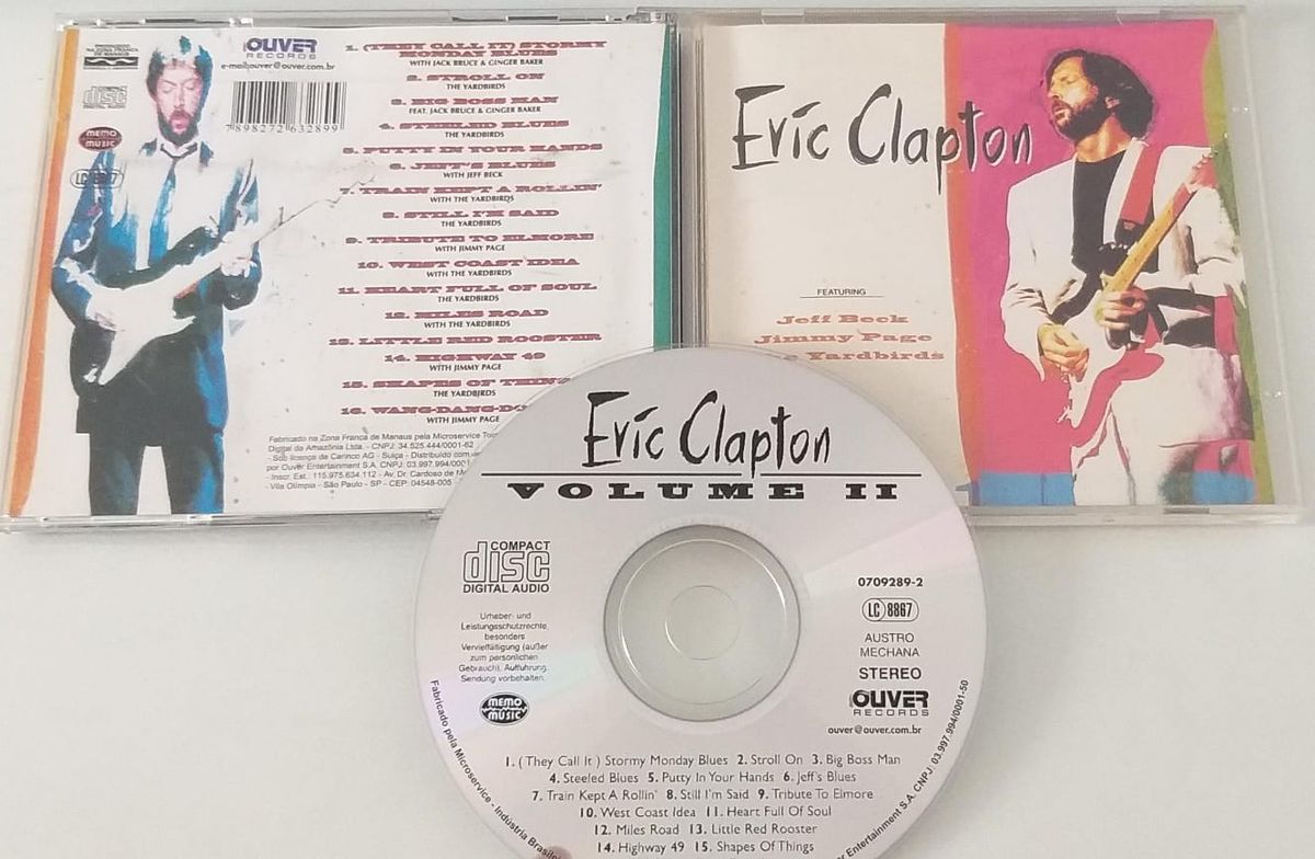 Cd Eric Clapton - Volume 2 | Item de Música Usado 92646648 | enjoei