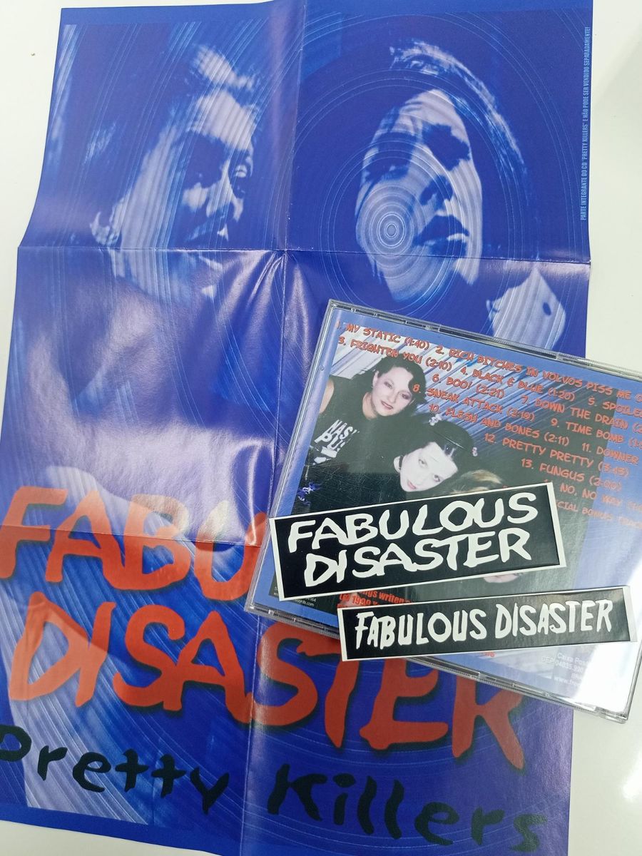 Cd Fabulous Disaster Pretty Killers Re-press 2005 com Poster+adesivos ...