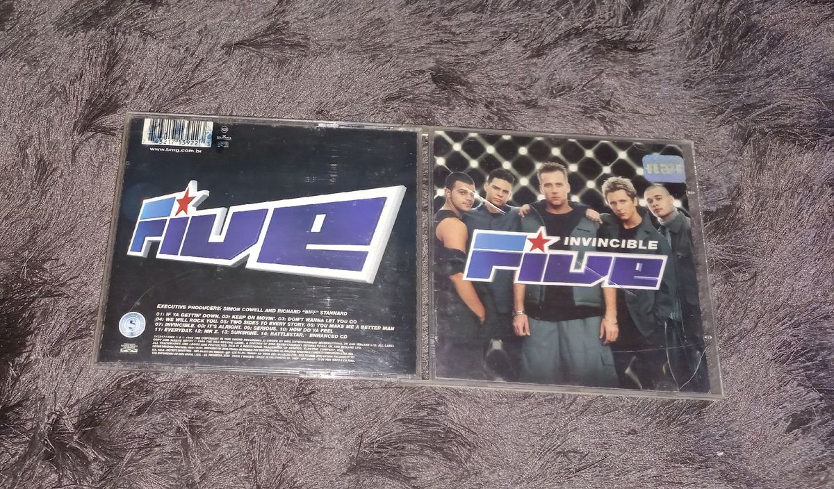 Cd Five - Invincible | Item de Música Cdlp Usado 66297692 | enjoei