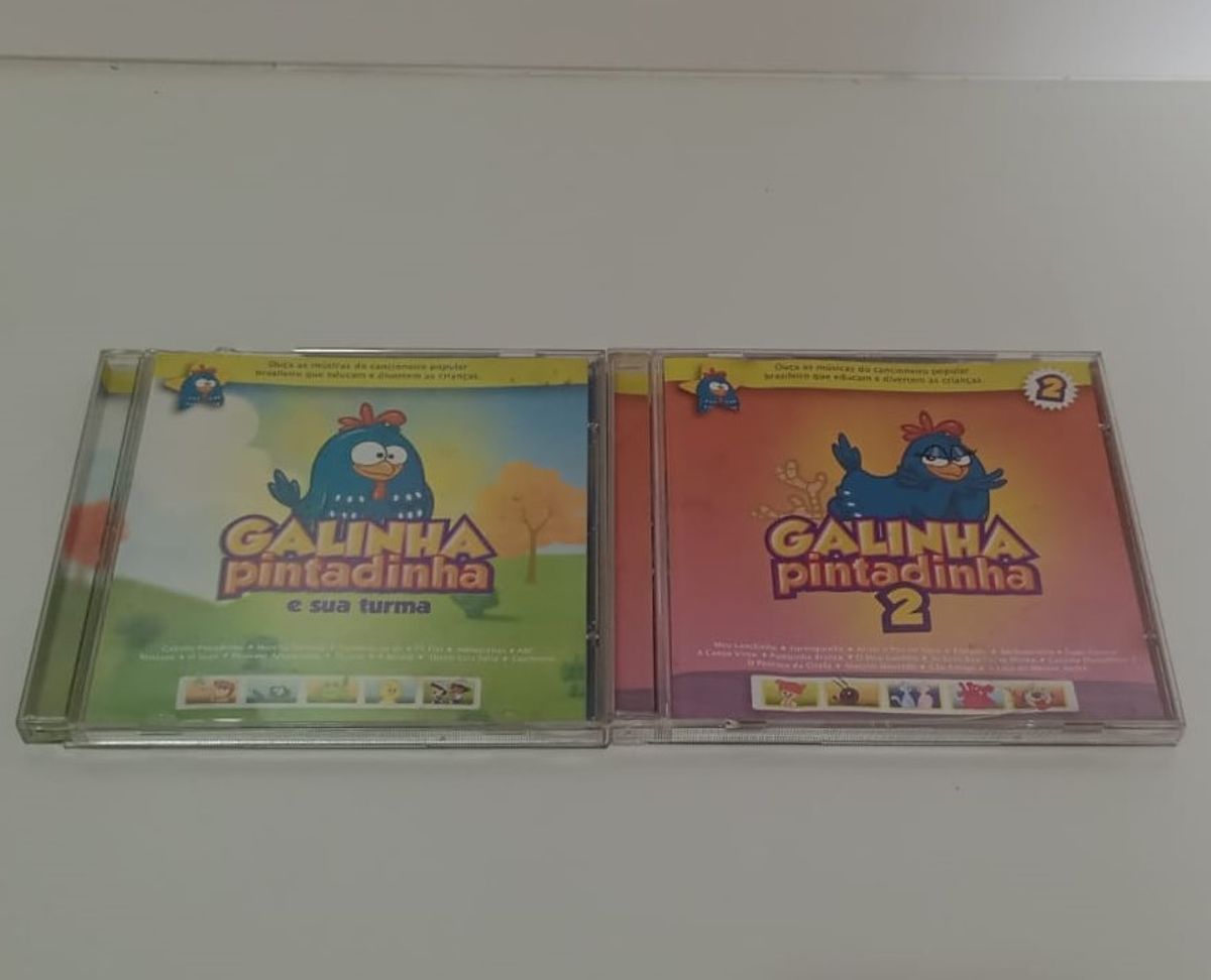 Cd Galinha Pintadinha Vol 1 e 2 | Item de Música Usado 111727112 | enjoei