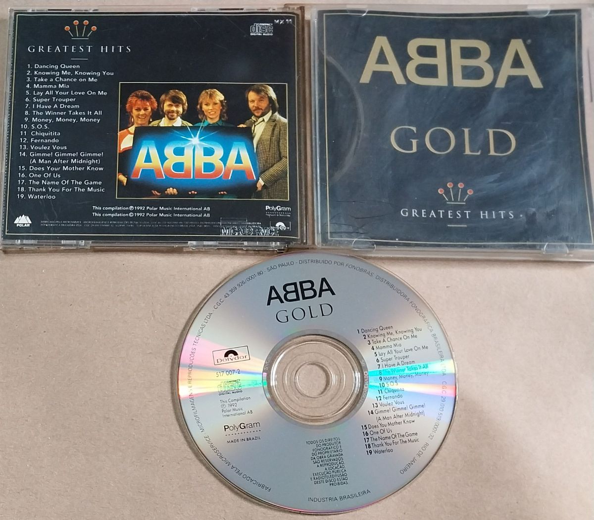 Cd Original Abba Gold Greatest Hits | Item de Música Usado 86361606 ...