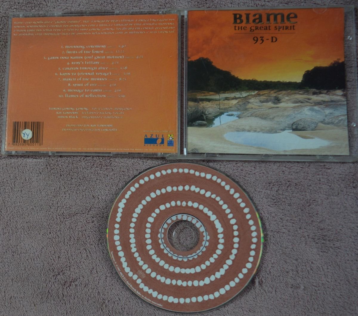 Cd Original Biame The Great Spirit 93-d | Item de Música Usado 70312928 ...