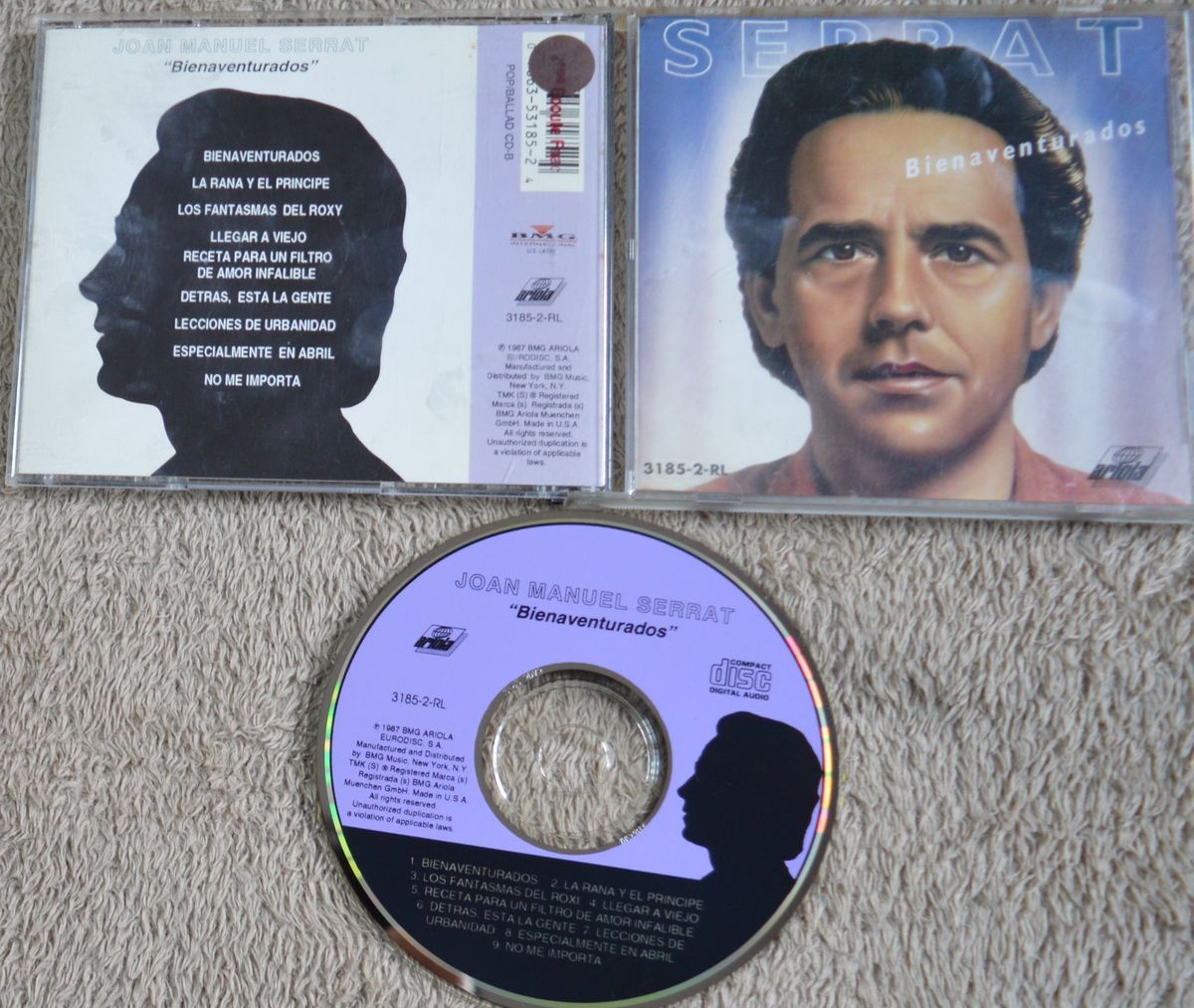 Cd Original Joan Manuel Serrat - Bienaventurados | Item de Música Usado ...