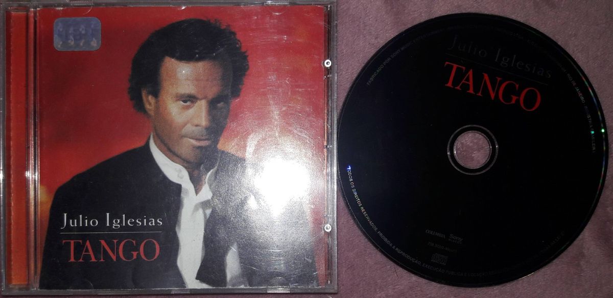 Cd Original Julio Iglesias - Tango | Item de Música Usado 75467544 | enjoei
