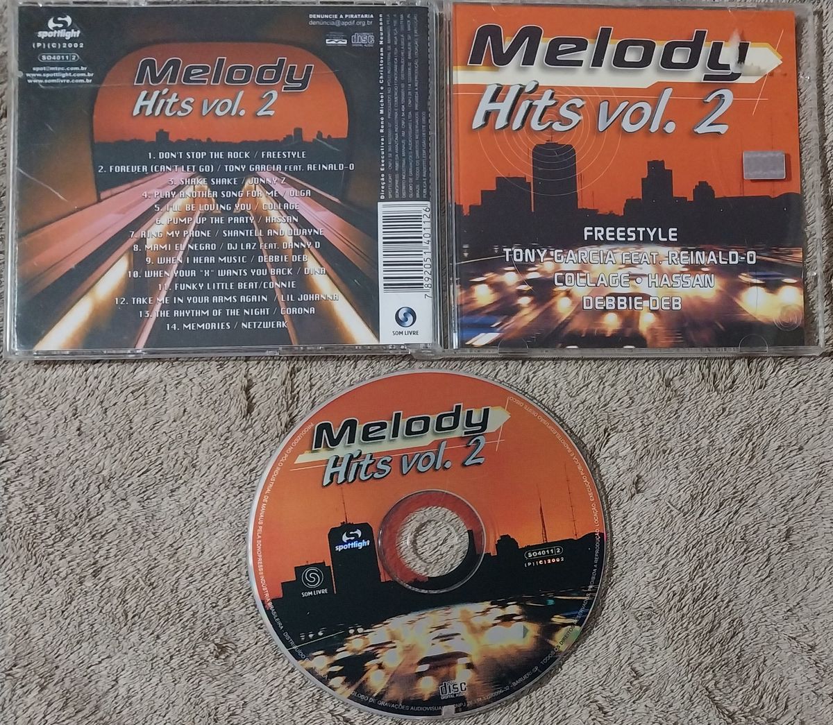 Cd Original Melody Hits Vol. 2 | Item de Música Usado 105748188 | enjoei