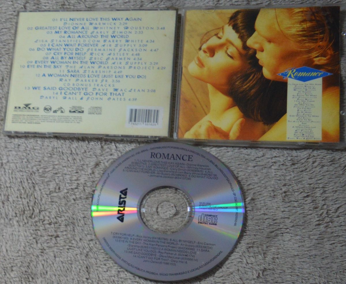 Cd Original Romance | Item de Música Usado 79760659 | enjoei