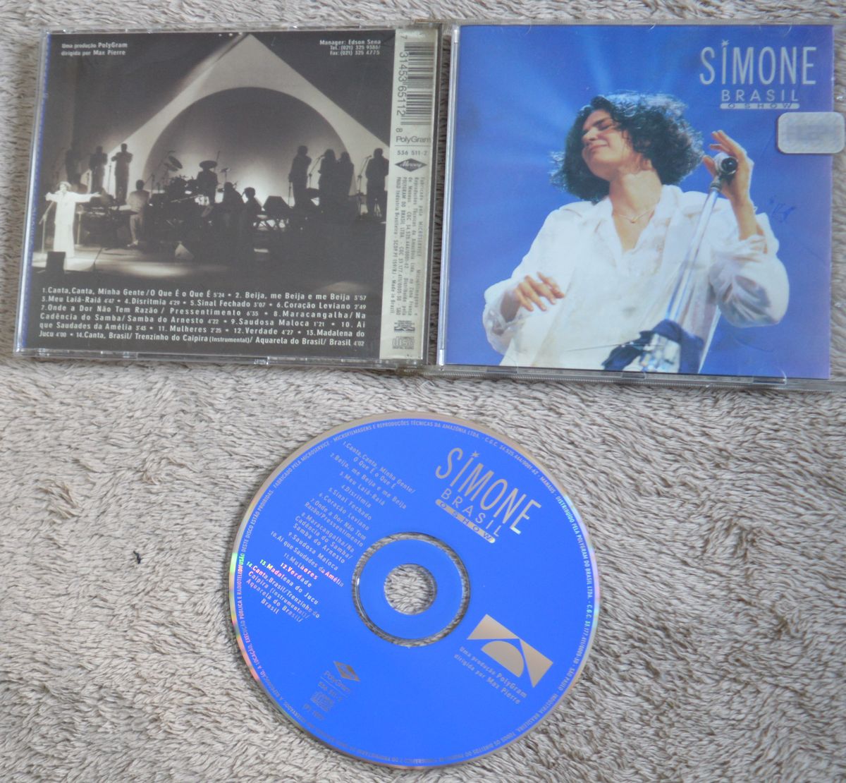 Cd Original Simone Brasil O Show | Item de Música Usado 72806732 | enjoei