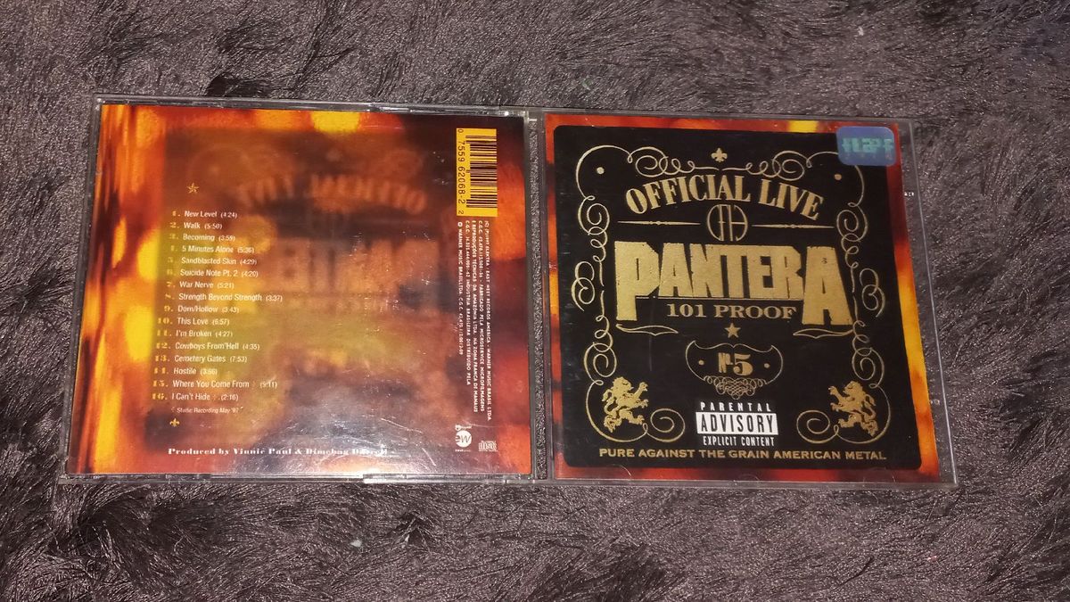 Cd Pantera - Oficial Live | Item de Música Cdlp Usado 67356883 | enjoei
