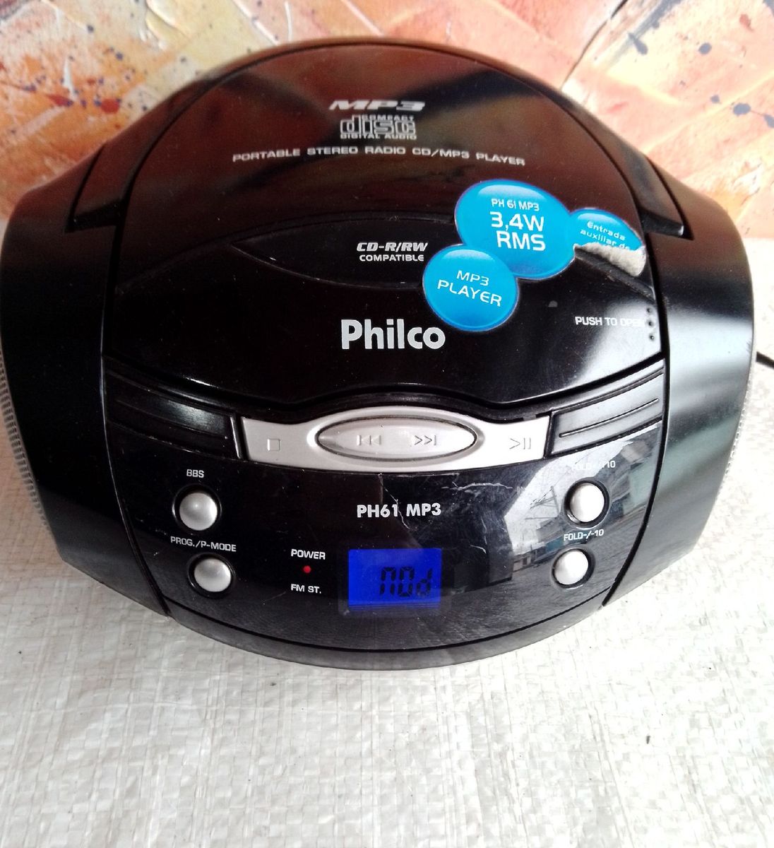 Cd Player Philco Ph61 (ler Descrição) | Item de Música Philco Usado ...