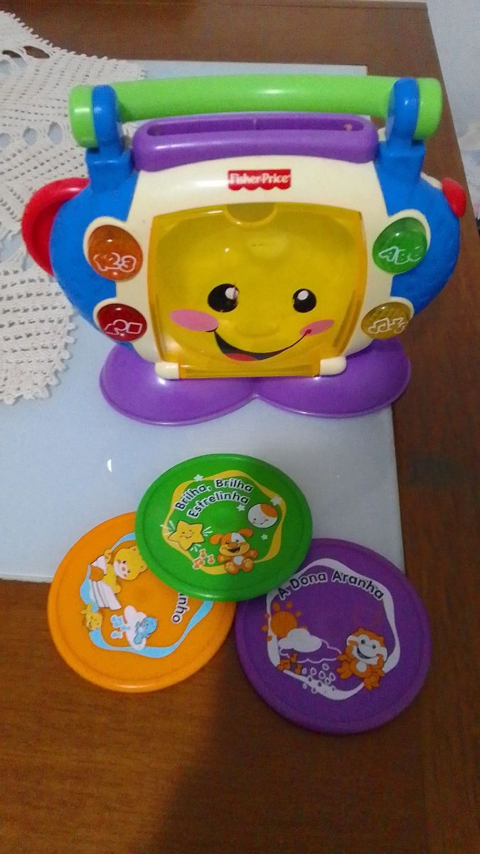 Cd Players Fisher Price | Brinquedo para Bebês Fisher Price Usado ...