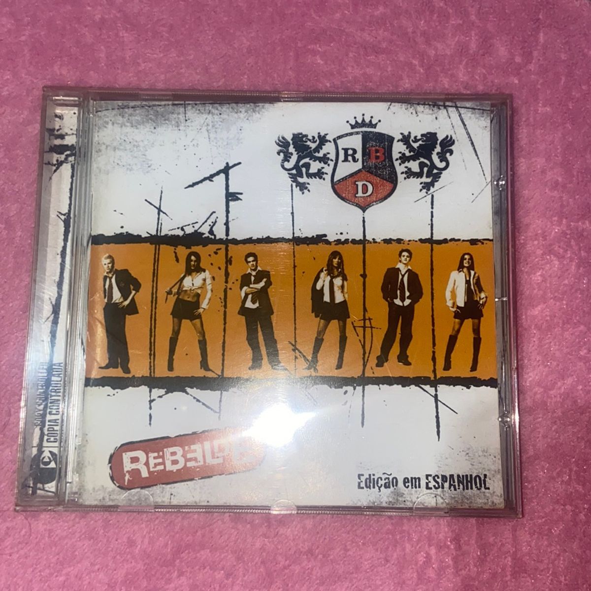 Cd Rbd Rebelde Edição em Espanhol Original da Época | Item de Música ...