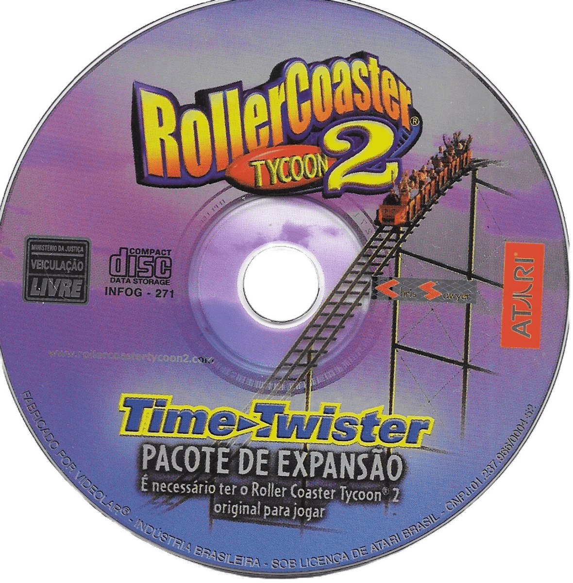 Cd-rom: Roller Coaster Tycoon® 2 Timetwitster (pacote de Expansão ...