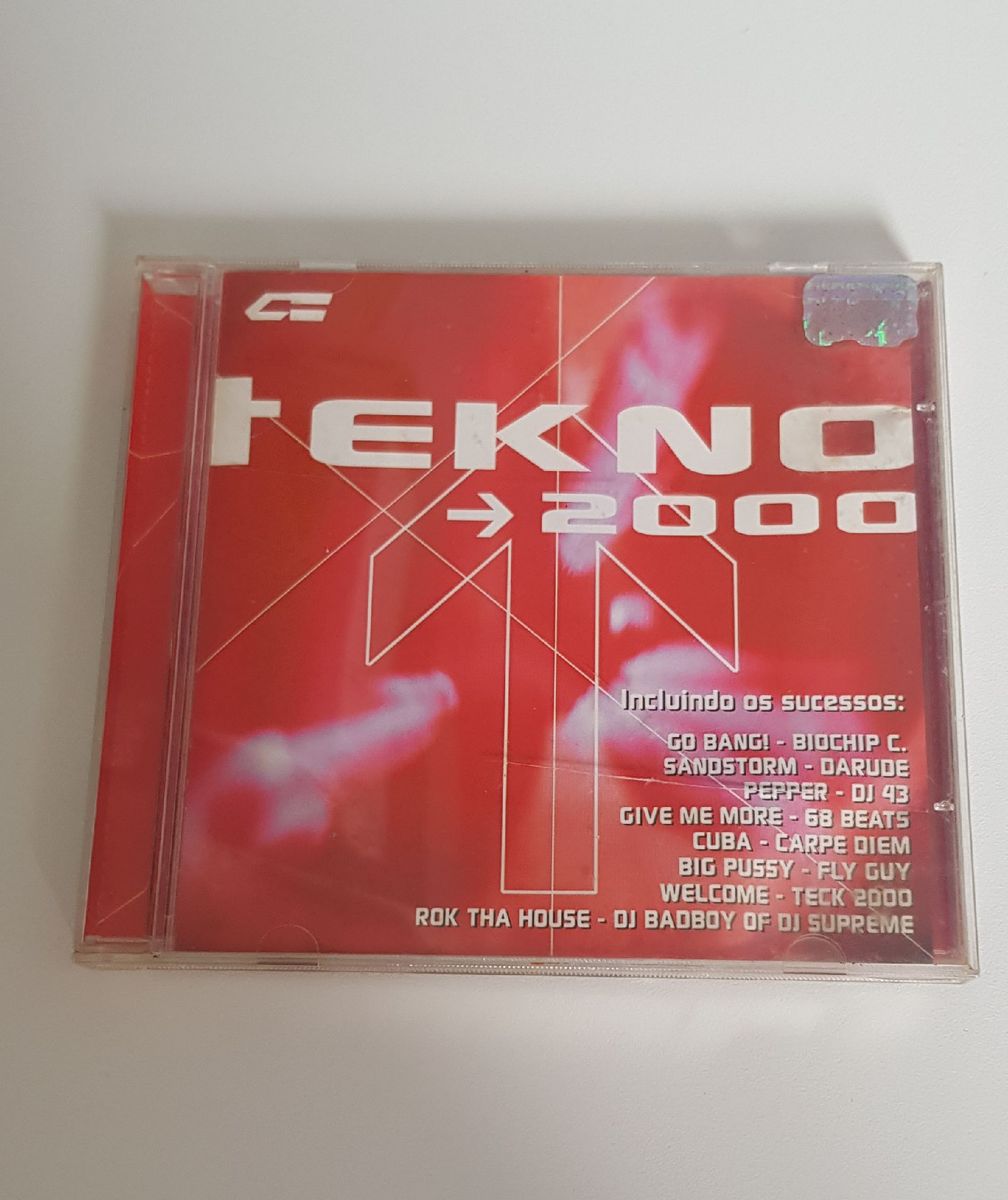 Cd Tekno 2000 | Item de Música Cd Tecno 2000 Usado 64985759 | enjoei