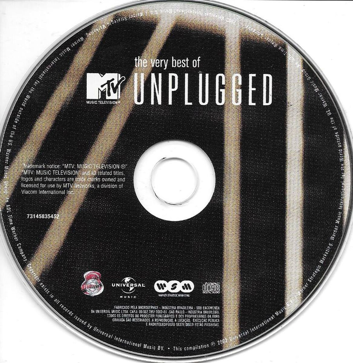 Cd: The Very Best Of Mtv Unplugged (só Cd, sem Capa Nem Encarte) C ...