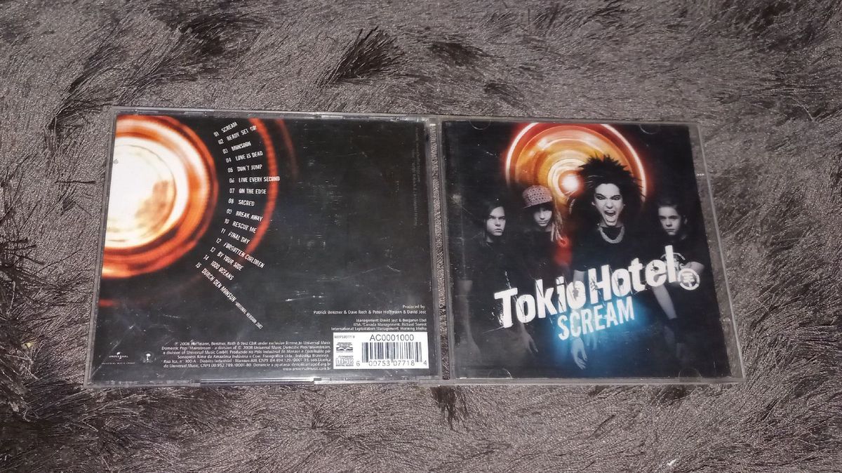 Cd Tokio Hotel - Scream | Item de Música Cdlp Usado 67569770 | enjoei
