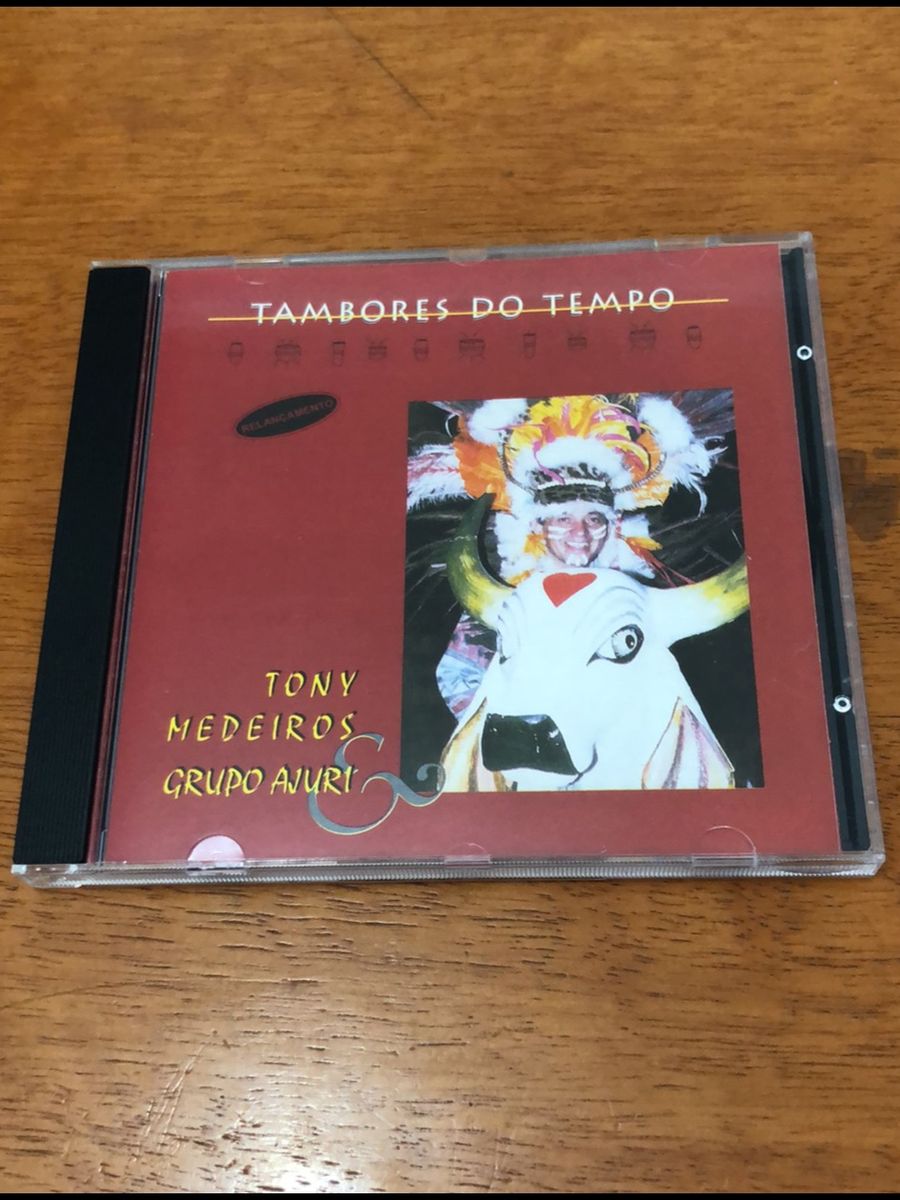 Cd Tony Medeiros e Grupo Ajuri - Tambores do Tempo | Item de Música ...