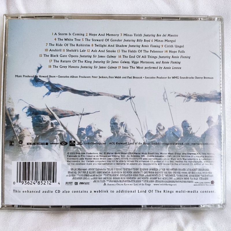 Trilha Sonora Do Retorno Do Rei O Retorno Do Rei... Leão