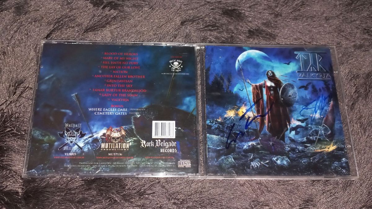Cd Tyr - Valkyrja ( Autografado ) Viking Metal | Item de Música Cdlp ...