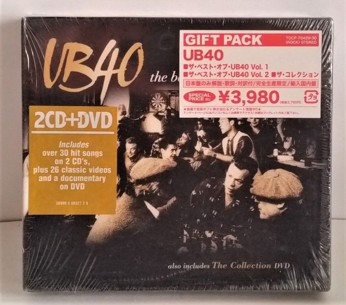 Cd Ub40 The Best Of Ub40 Volumes 1+2 The Collection Dvd 2cds + Dvd ...