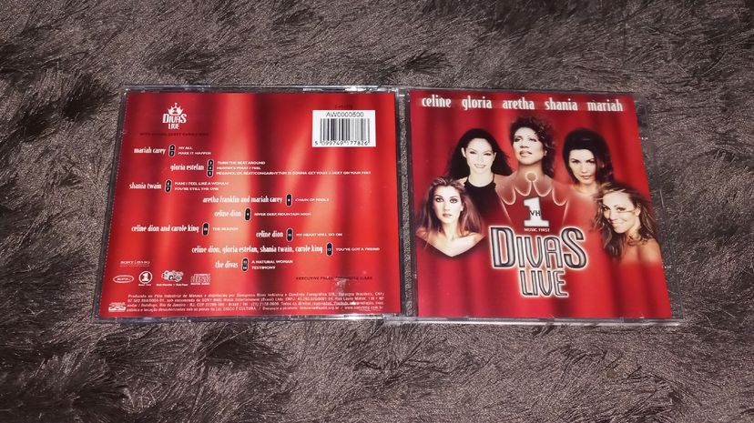 Cd Vh1 Divas Live ( Celine Dion, Gloria Estefan, Aretha Franklin, Shania Twain, Mariah Carey ...